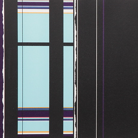 NILS KÖLARE. Lithography/Serigraphy, composition, signed, numbered 14/ ...