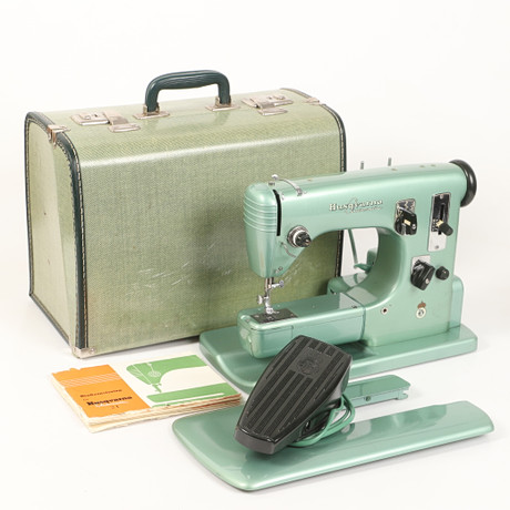 A mid-20th century Husqvarna Automatic sewing machine. Miscellaneous ...