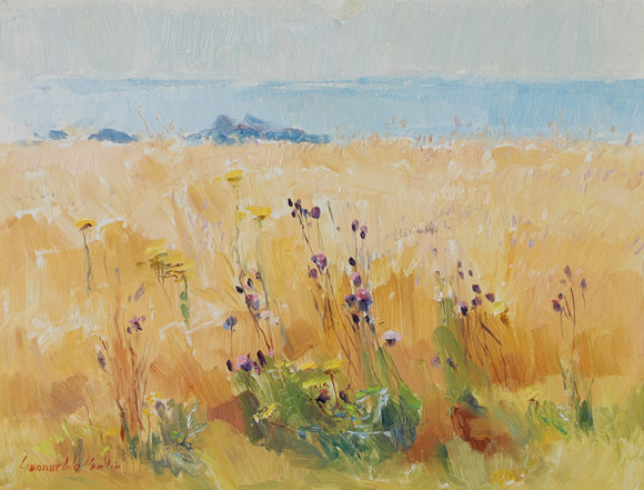 GUNNAR WALLENTIN. Coastal lot, oil on panel, signed -91. Art ...