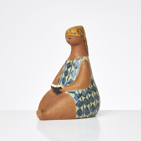 LISA LARSON. Figurine, “Amalia”, Gustavsberg, from the series ABC girls ...