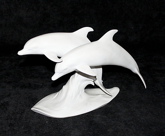 FIGURINE, porcelain, dolphin Kaiser. Ceramics & Porcelain - European ...
