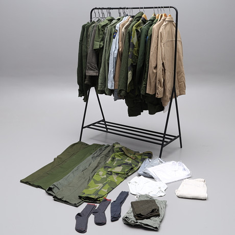 LARGE BATCH OF MILITARY CLOTHING, uniforms, shirts, trousers and more ...