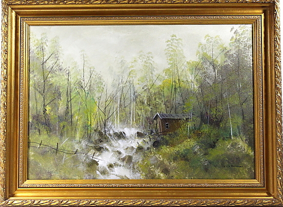 LARS ERIKSSON. olja på duk, " försommar " signerad. Konst - Måleri ...