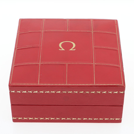 An OMEGA case, red, 20th century. Clocks & Watches - Wristwatches ...