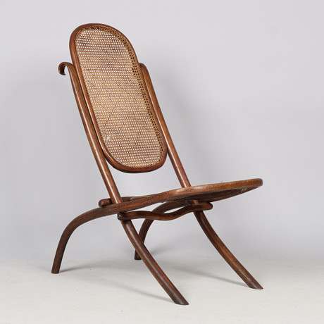 THONET. Attributed to. Chest chair - folding chair no 1 of pre-bent ...