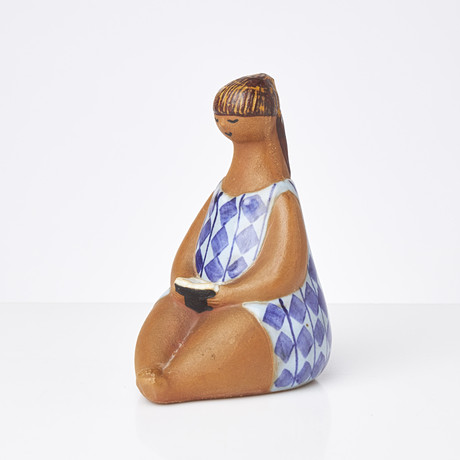 LISA LARSON. Figure, “Amalia” from the series ABC girls, Gustavsberg ...