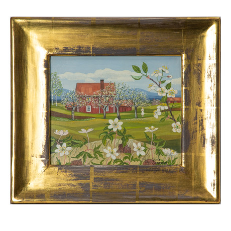 STINA SUNESSON. "I blomningstid". Konst - Måleri - Auctionet