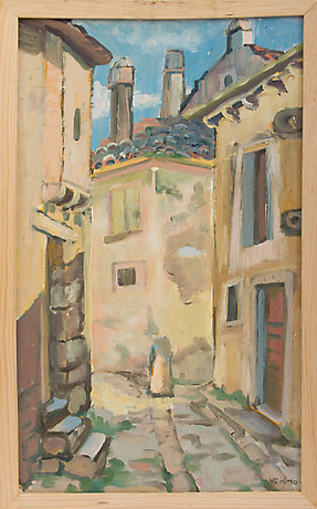 WERNER DIETZ. "Grosznian", oil, signed. and that 1972. Art - Paintings ...