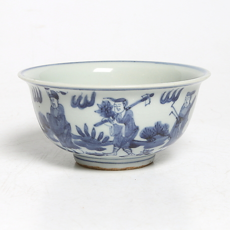 BOWL, porcelain, marked Wanli, China, 20th century. Ceramics ...
