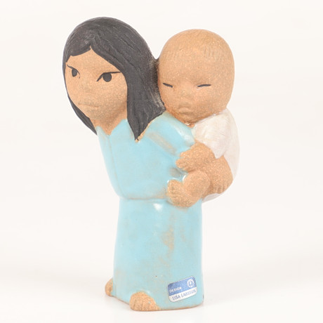 LISA LARSON. Figurin, "Öst", ur serien Världens barn, stengods ...