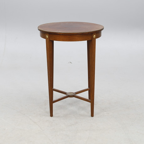 A Gustavian relief table, 19th century, pearl particle. Furniture ...