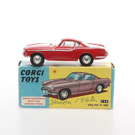 CORGI 228 VOLVO P 1800 in original box. Toys - Auctionet