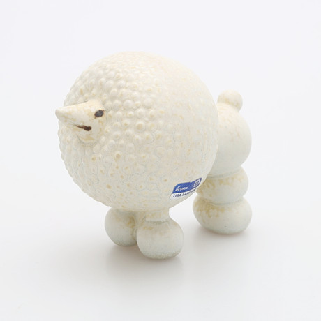 LISA LARSON. Figurine, stoneware, Poodle, from the series Kennel ...