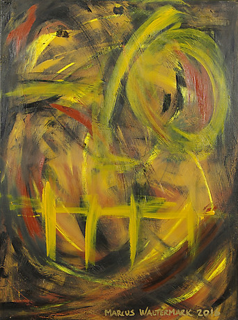 MARCUS WALTERMARK. "Awakening emotion", oil on canvas, signed 2016. Art ...