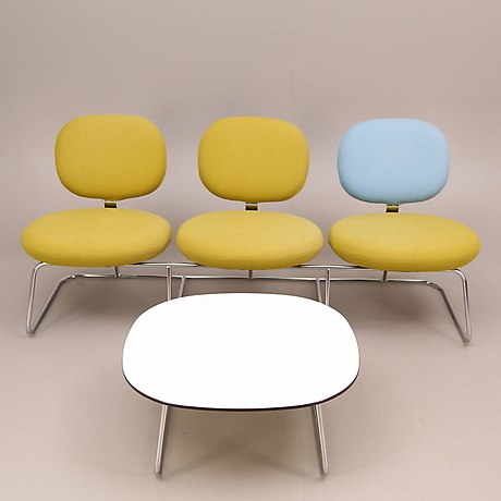 JASPER MORRISON. SOFA, Vega Bench, 1998 + COFFEE TABLE, Vega Bench ...