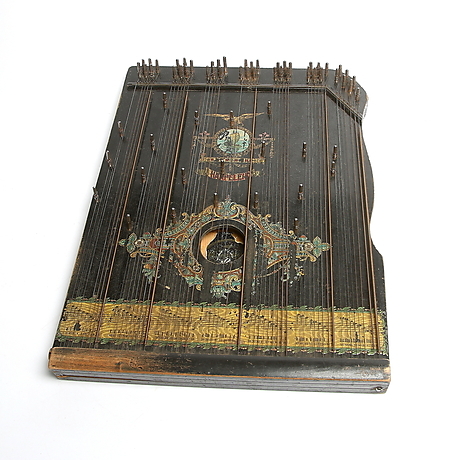CITTRA, Harpeleik-Zither, first half of the 20th century. Collectables ...