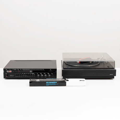 SKIVSPELARE samt RECIEVER, Sonab 85 S samt sonab R 3000. Övrigt ...