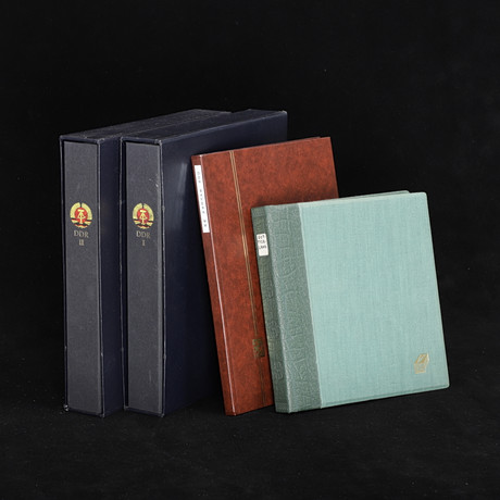DDR, 4 stamp albums, 20th century. Coins, Medals & Stamps - Stamps ...