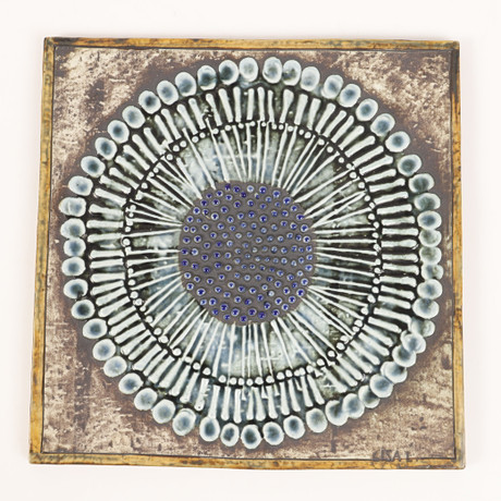 LISA LARSON. Wall relief, “Sunflower” from the series “Unique ...