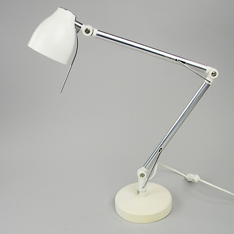 DESK LAMP, white painted metal, 1900/2000s. Lighting & Lamps - Table ...