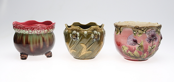 OUTER LINING, 3 pcs, ceramic. Ceramics & Porcelain - European - Auctionet