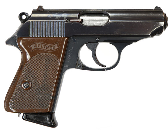 PISTOL, fabrikat Walther Ulm, modell PPK, kaliber 7,65mm, tillv.nr ...