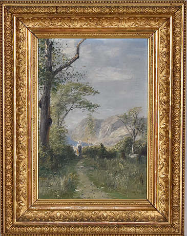 OLOF HERMELIN. Oil on panel. Art - Paintings - Auctionet