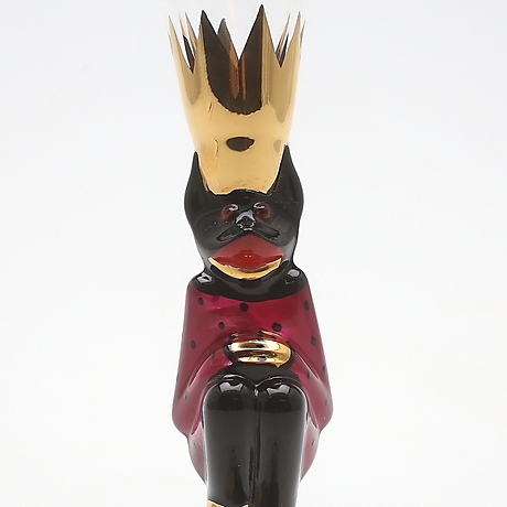 GUNNAR CYRÉN. Shot glass, "Plummon", Orrefors, from the Nobel series ...