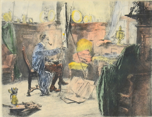 ANDERS HELLER. COLORING. Art - Engravings & Prints - Auctionet