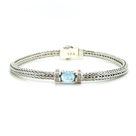 SILVERARMBAND med topas. Smycken & Ädelstenar - Armband - Auctionet