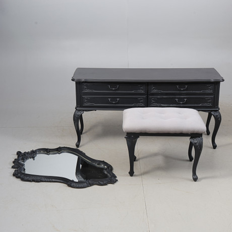A side board/mirror/PAL, Rococo style, second half of the 20th century ...
