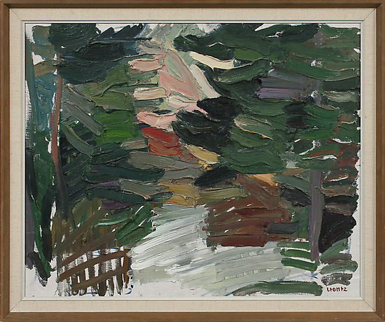 BENGT CRANTZ. Træ, olie på lærred, signeret. Kunst - Malerie - Auctionet