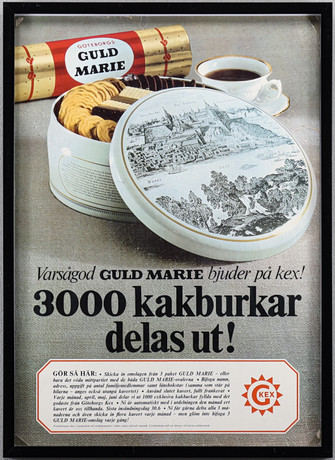 REKLAMAFFISCH Guld Marie, 1900-tal. Konst - Övrigt - Auctionet