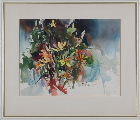 OSRAL BOYD ALLRED. “Spring”, watercolour, signed and dated -88. Art ...