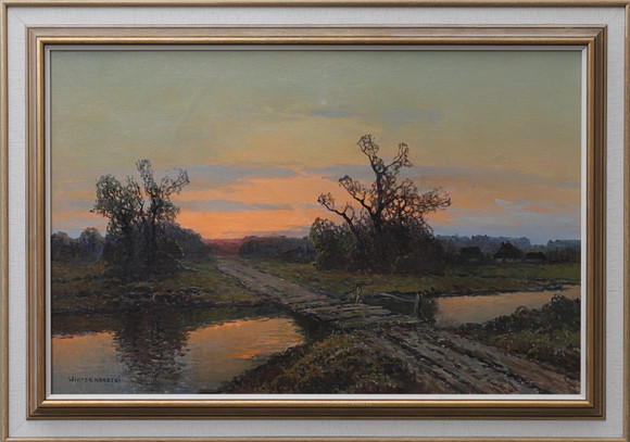 WIKTOR KORECKI. oil on canvas, signed. Art - Paintings - Auctionet