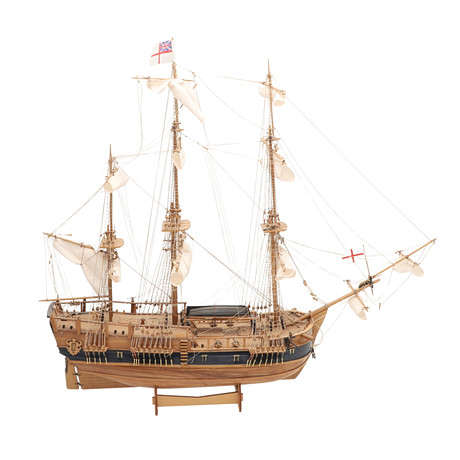 EN 1/160 SKALMODELL AV HMS ENDEAVOUR. Leksaker - Leksaker - Auctionet
