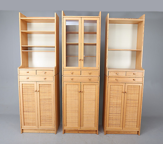 HYLLSYSTEM, ek, designmodell, 1960-tal. Möbler - Skåp & Hyllor - Auctionet