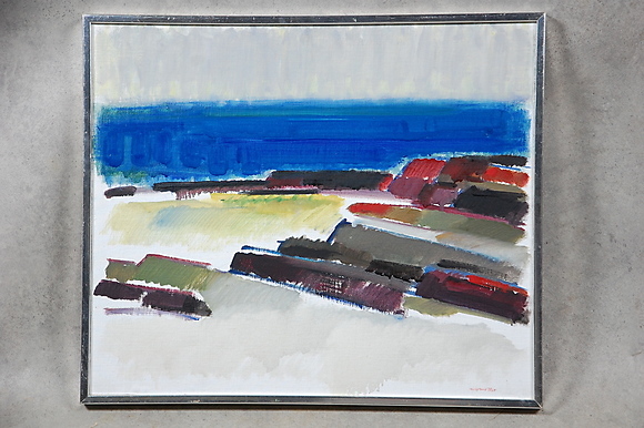 NILS MÖLLER. 1917-2004, oil on Board, signed. Art - Paintings - Auctionet