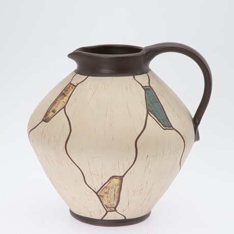 HEINRICH MARIA MÜLLER. Sawa. Ceramic jug/jug, “Napoli”, mid 20th ...