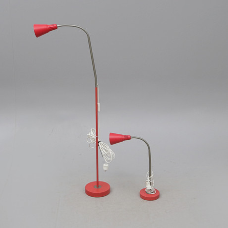 MARIANNE OCH KNUT HAGBERG. Golv- och bordslampa, "Kvart", IKEA, 2000 ...