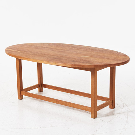 COFFEE TABLE sk. Hunting table, oak frame, end of 20th century ...