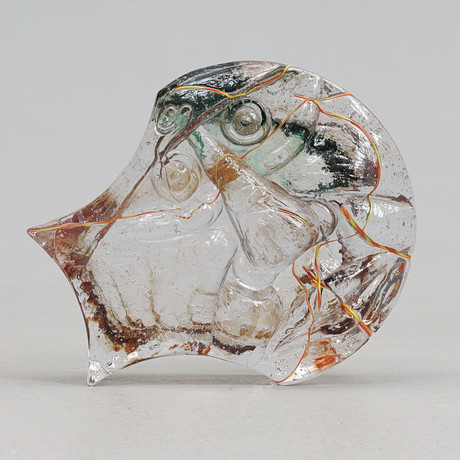 KJELL ENGMAN. glasskulptur, Kosta Boda Ateljé, signerad Kjell Engman ...