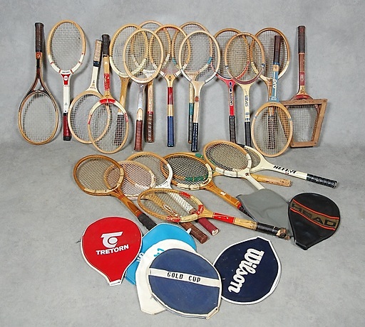 TENNIS RACKET, various older, 1950-70s. Miscellaneous - Miscellaneous ...