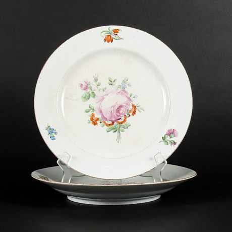 Two Russian plates, 18th century. Ceramics & Porcelain - European ...