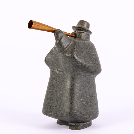 FIGURINE stoneware, signed CS 1963. Ceramics & Porcelain - European ...