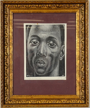 EDOUARD WIIRALT. Träsnitt. Konst - Grafik - Auctionet