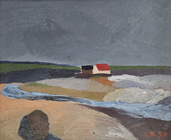 LARS ROLF. Landscape. Oil on canvas, signed and dated LR 50. Art ...