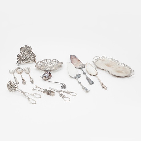 SILVER, 15 delar, bl.a Gewe. Silver & Metall - Silver - Auctionet