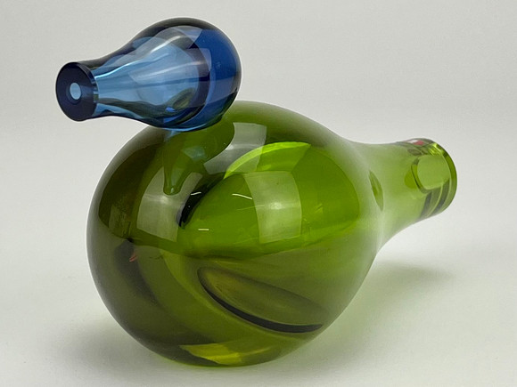 GIORGIO VIGNA. Skulptur, glas, fågel, Iittala, Finland, signerad. Glas ...