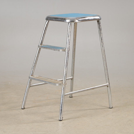 A metal step stool, AWAB, mid 20th century. Furniture - Armchairs ...